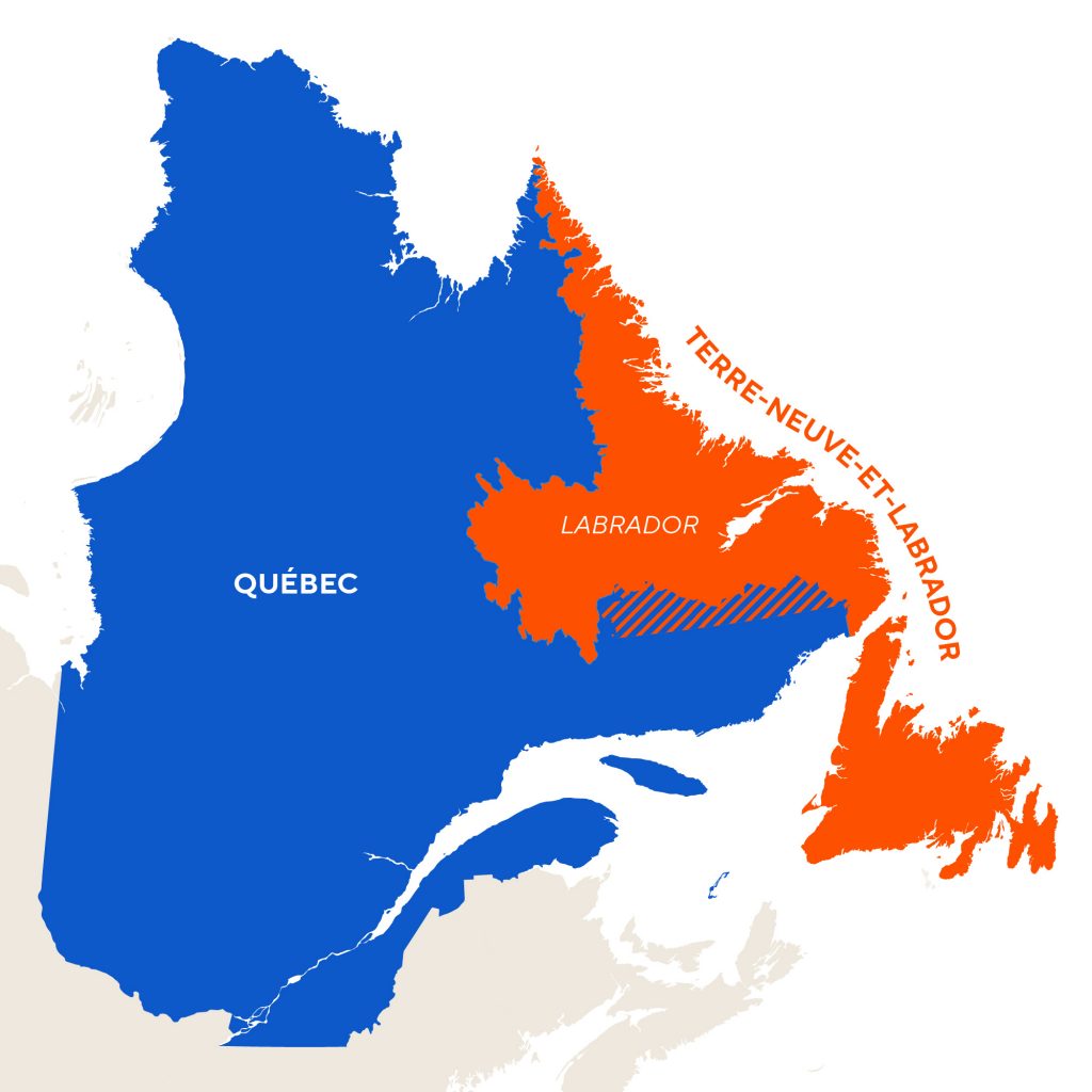 Le conflit sur la frontière entre le Québec et Terre-Neuve-et-Labrador ...